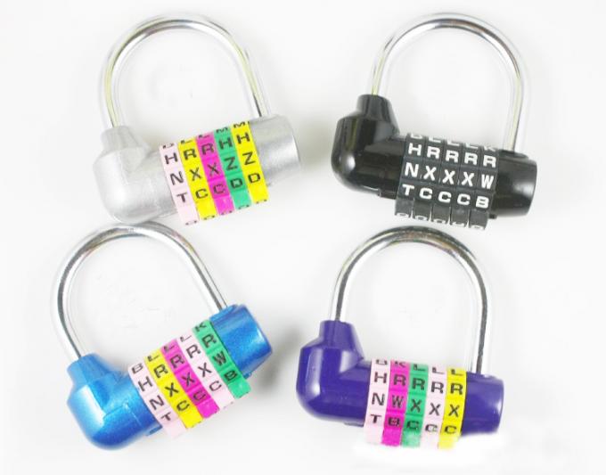5 Digital English letter Password locks DIY English alphabet ...
