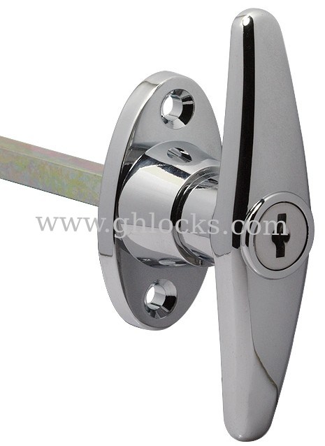 Zinc alloy T handle lock the front door electric cabinet T handle lock ...