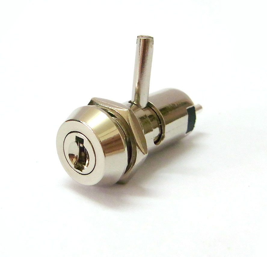 Tubular dual function switch cam lock