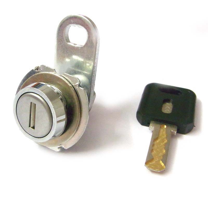 High Security Flat Key Cam Lock with dust Shutter Snack Shape Key ...