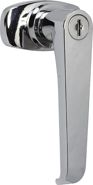 L handle lock Back mounted for chassis cabinet door knob lock ...