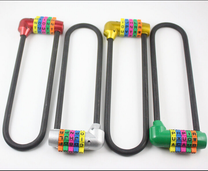 5 Digital Extended Long Bar English Letter Password lock Long anti ...
